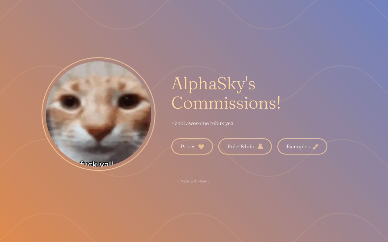 AlphaSky Commissions